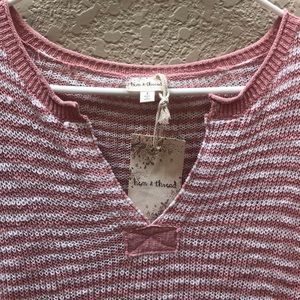 Hem & Thread | Sweaters | Hem Thread Striped Knit Sweater | Poshmark